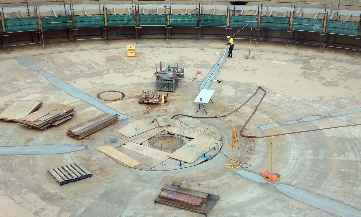 Bolivar Wastewater Treatment Plant Clarifier Concrete Works - Ballestrin